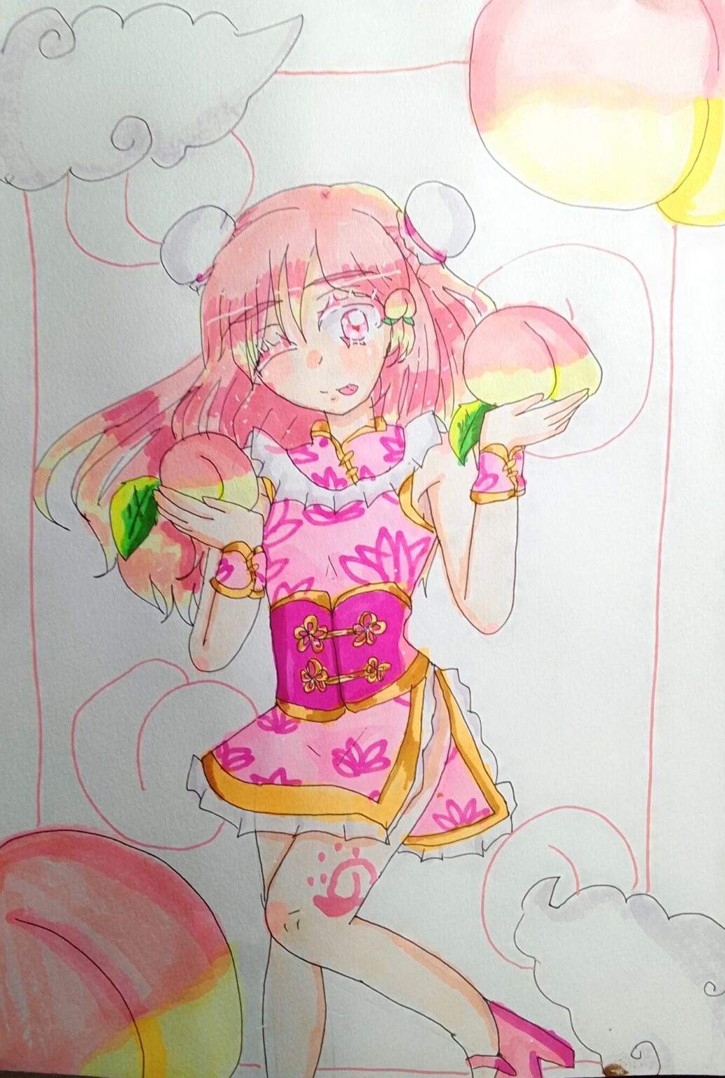 桃とチャイナドレス - novalue - 自分らしさで彩るメディア